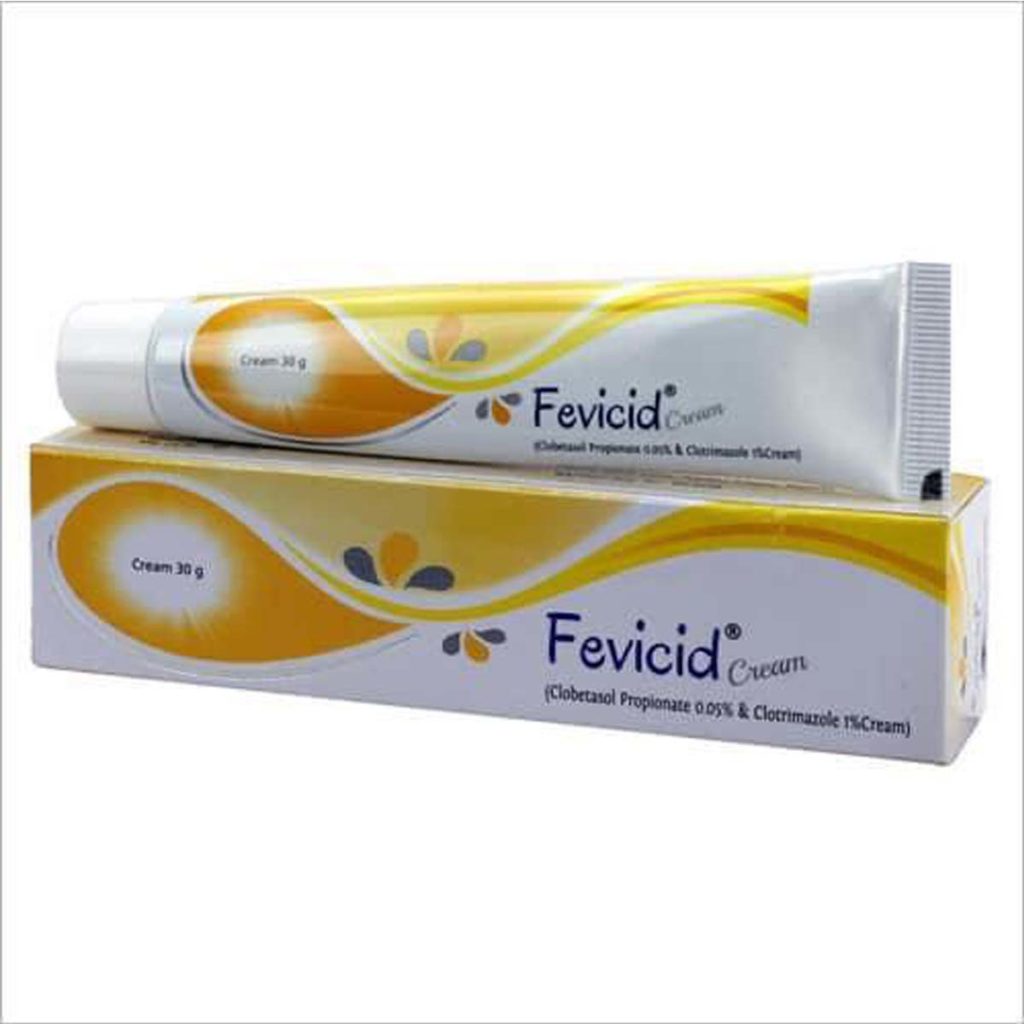 Fevicid crème contre les taches_les boutons_les brulures du visages ...