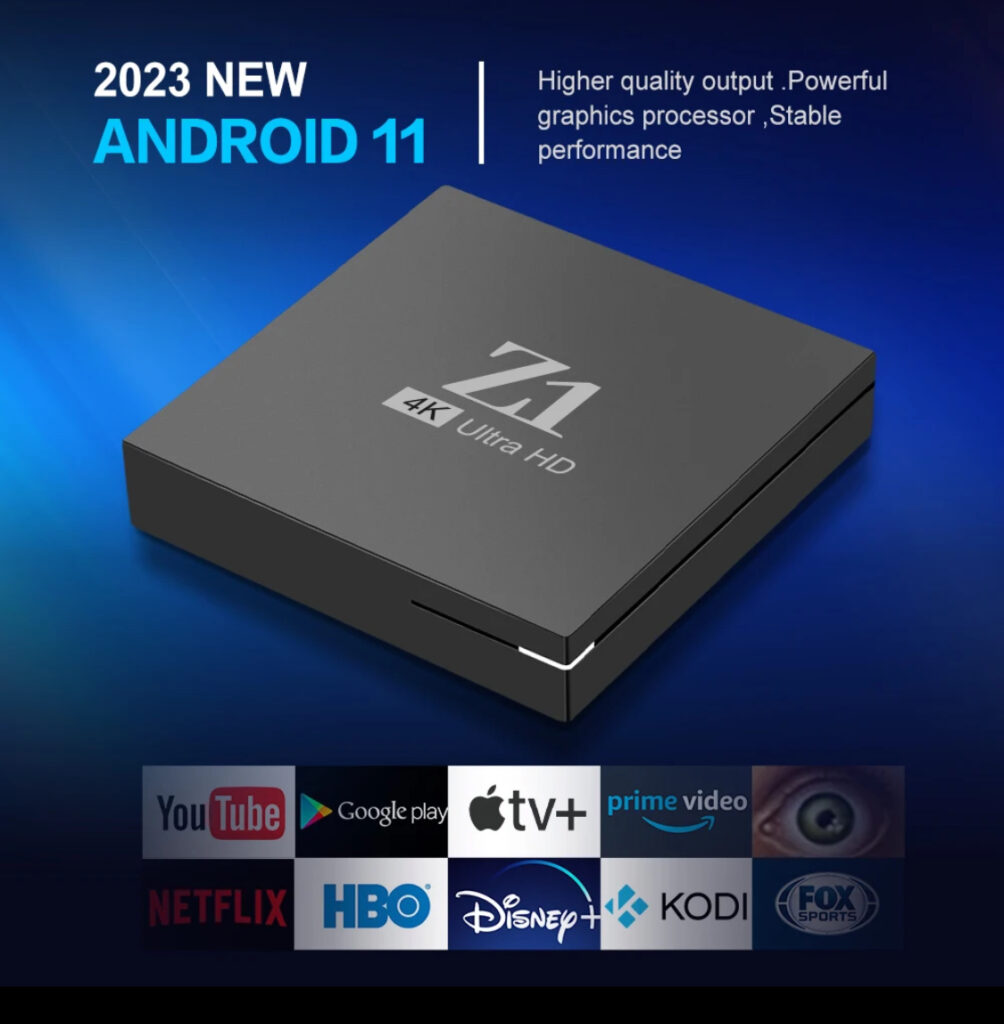 Android TV Box 4K Ultra-HD, décodeur Smart TV RL Z1 – Kevajo